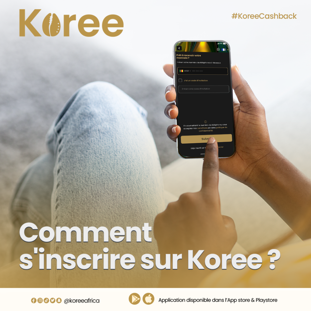 Guide pour s’inscrire sur l’application Koree – Koree